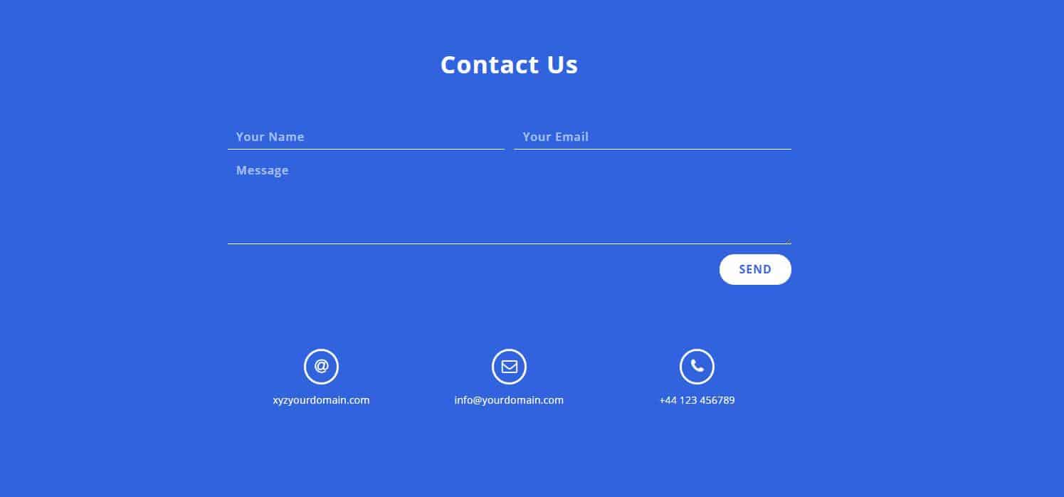 Contact blocks - Katka Template Pack