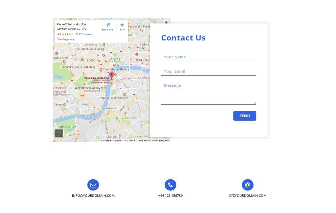 Contact blocks - Katka Template Pack